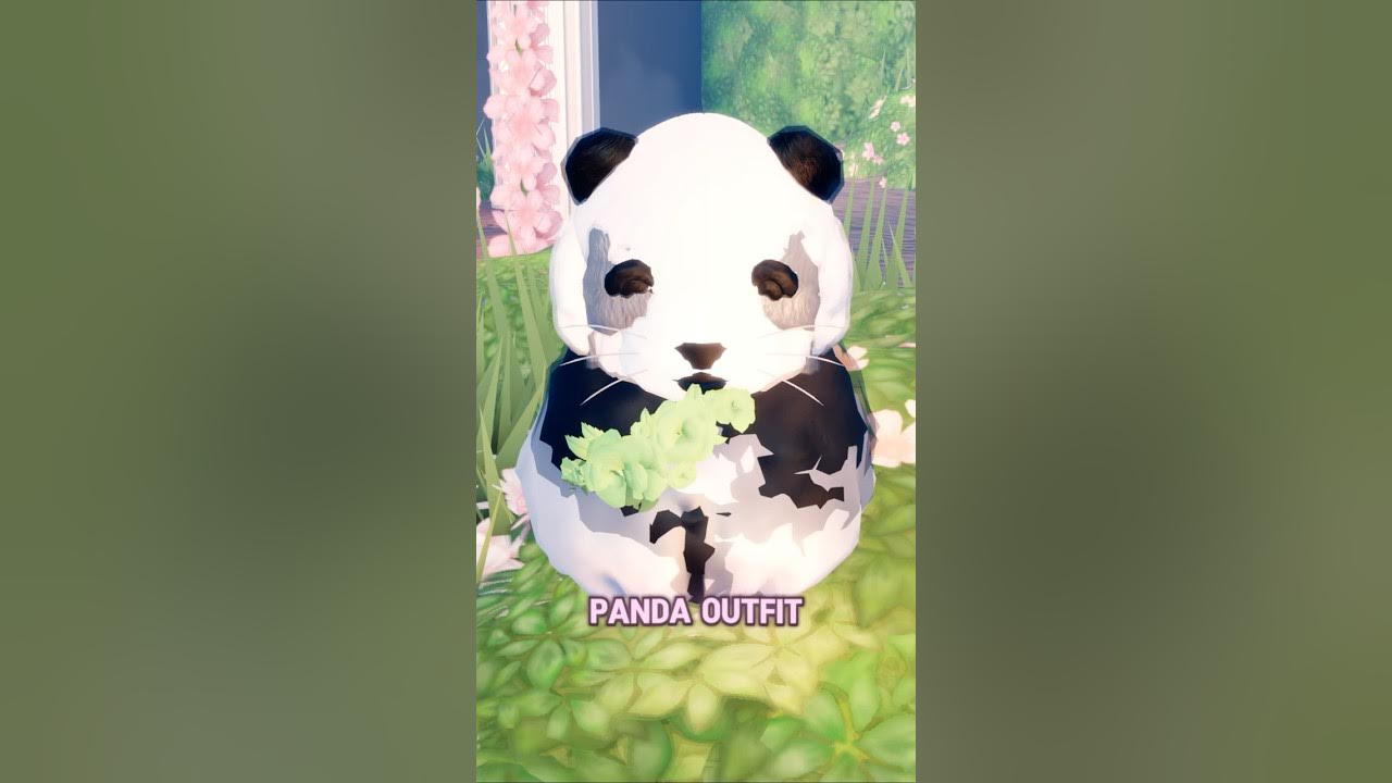 Making a PANDA using NEW ITEM ADJUSTMENT UPDATE in DTI! #dresstoimpress #dti #roblox #fyp # ...