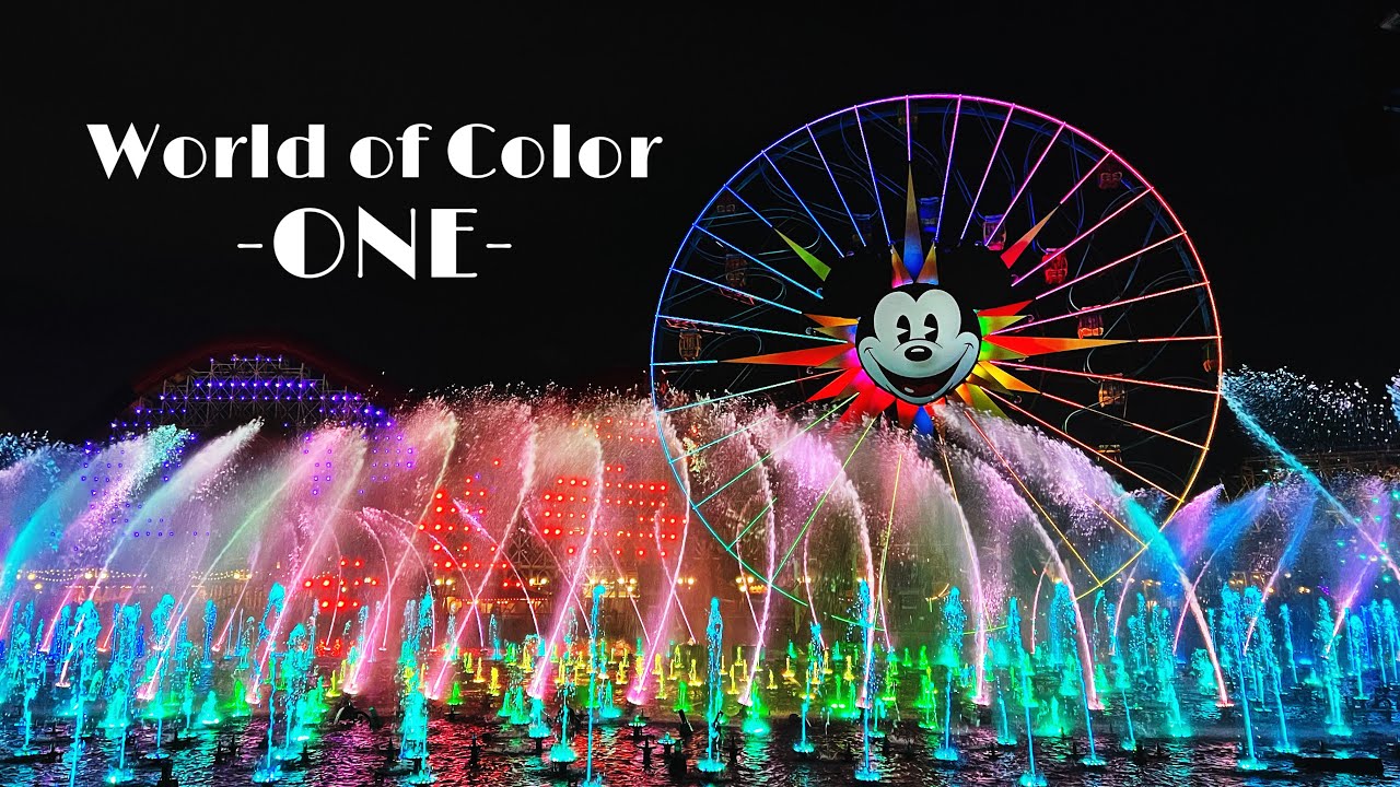 【DCA】World of Color -ONE- 🎡 - YouTube