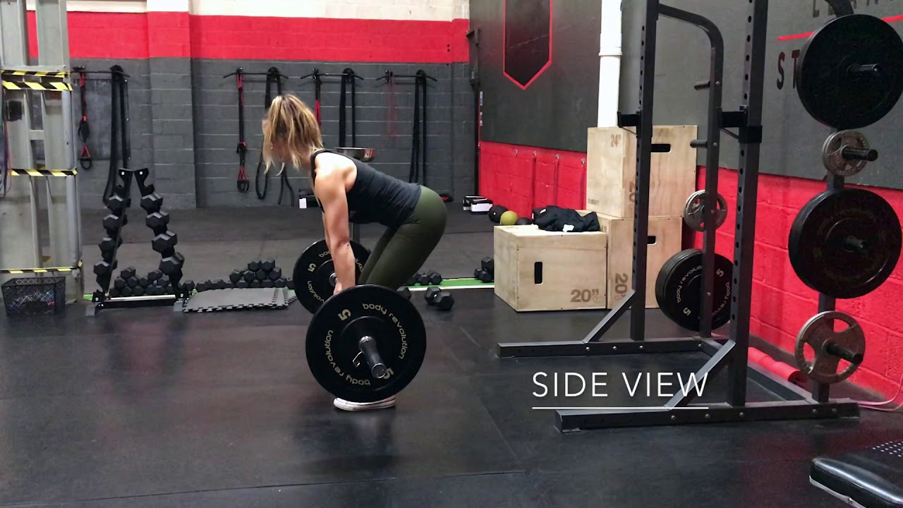 Bent Over Row (Pronated) - YouTube