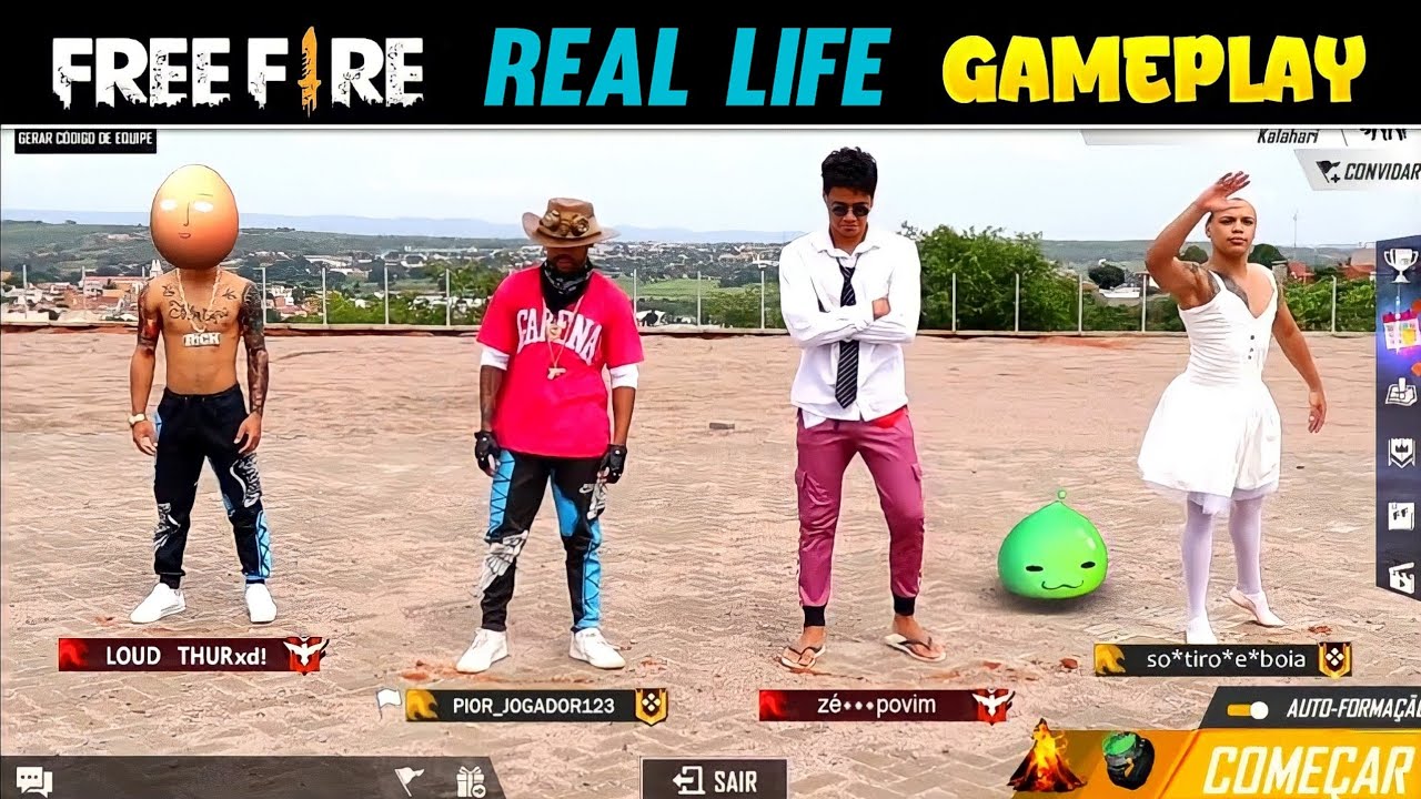 Free Fire Gameplay In Real Life | Garena free fire in real life | free ...
