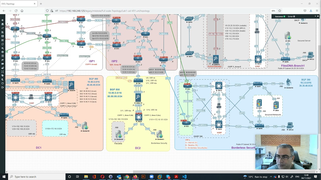 CCIE Lab 1- Borderless Security - Branch 1 - Video 8 - YouTube