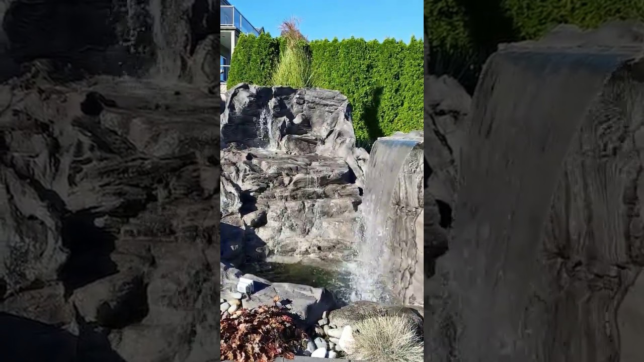 Artificial Rock Waterfall Spillway - Fiberglass Resin Panels (Hollow ...