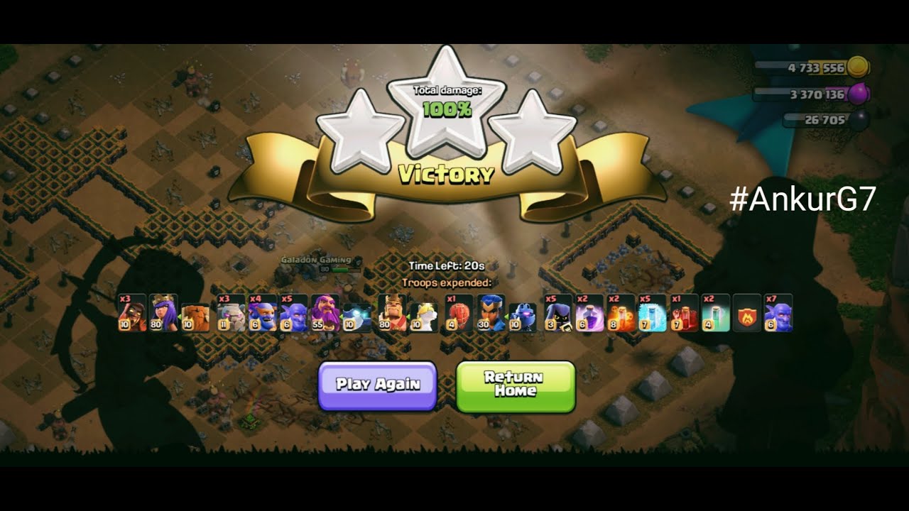 Easily 3 Star Galadon's Golem Gauntlet Challenge (Clash of Clans) # ...