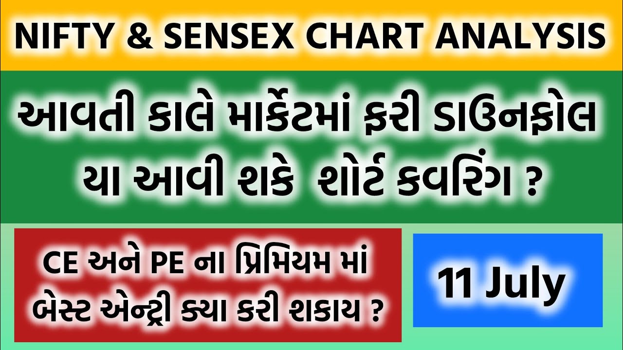 Nifty & Sensex Chart Analysis For Tomorrow || 11 July 2025 - YouTube