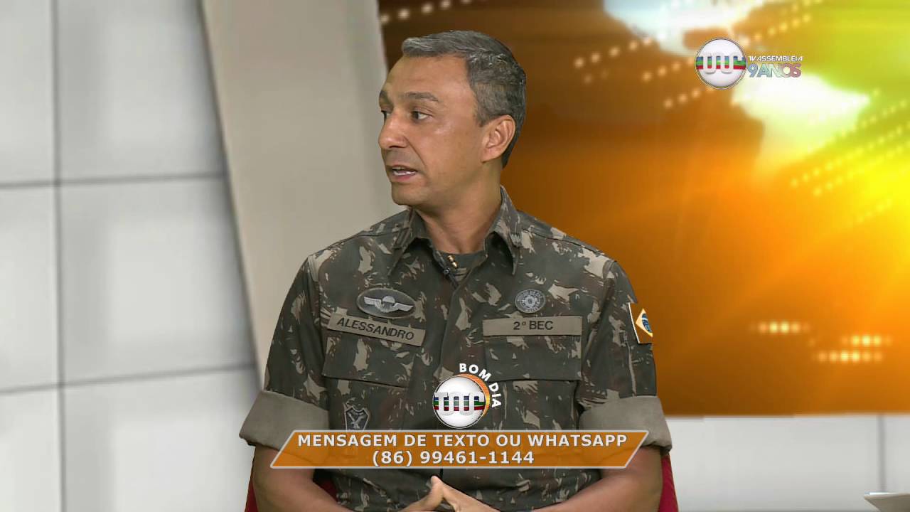 Tenente-Coronel Alessandro da Silva fala dos 58 anos do 2º BEC no PI - YouTube