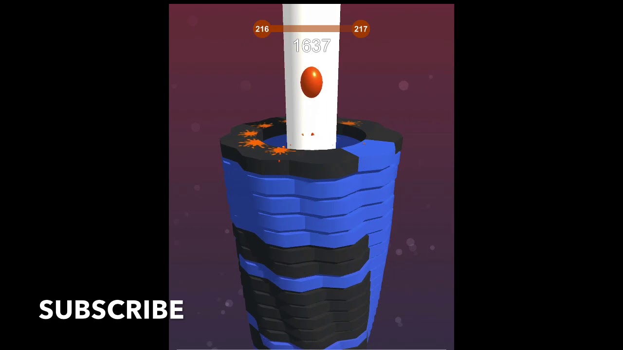 Stack Ball Game Play All Levels - YouTube