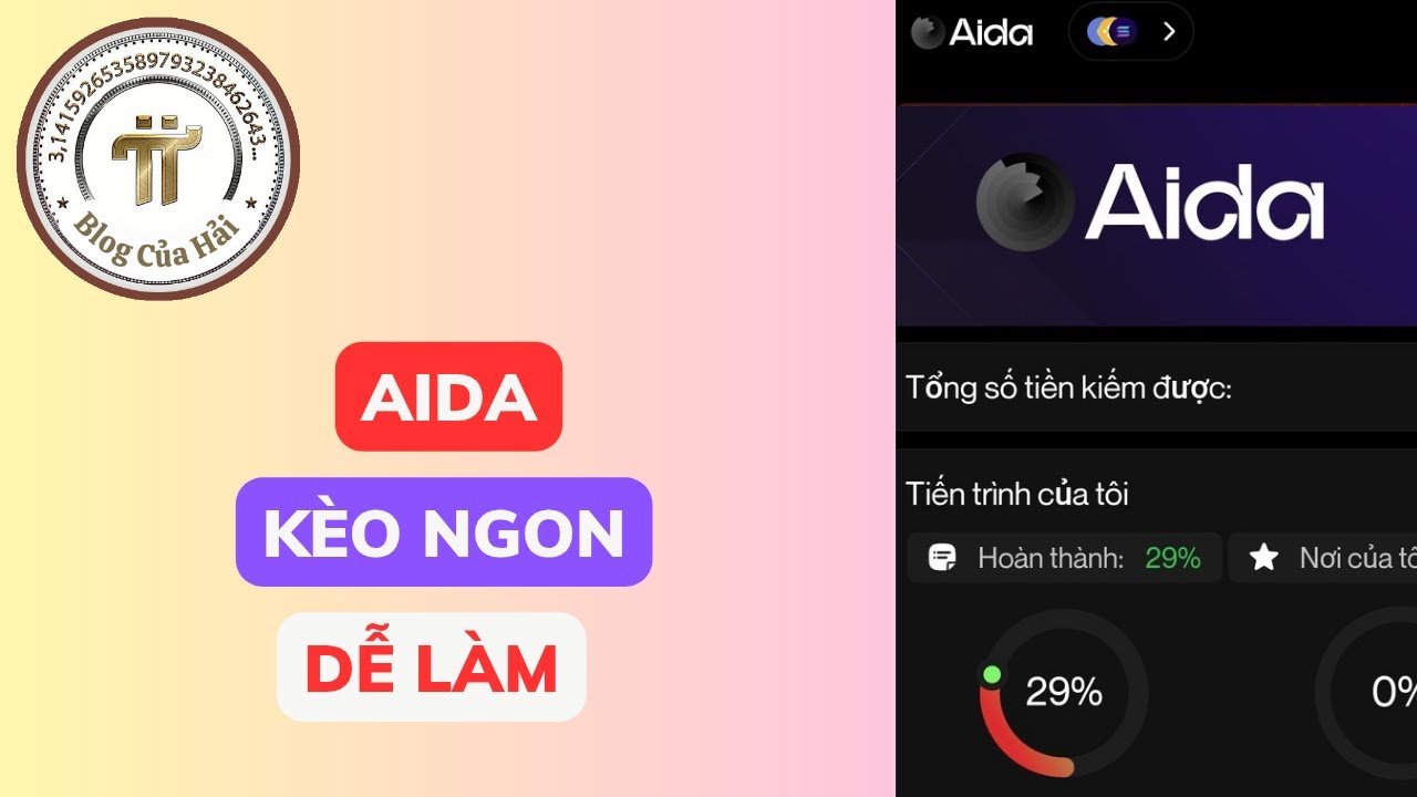 Hướng Dẫn Tham Gia Airdrop Aida - Kèo Ngon Dễ Làm l Blog Của Hải - YouTube