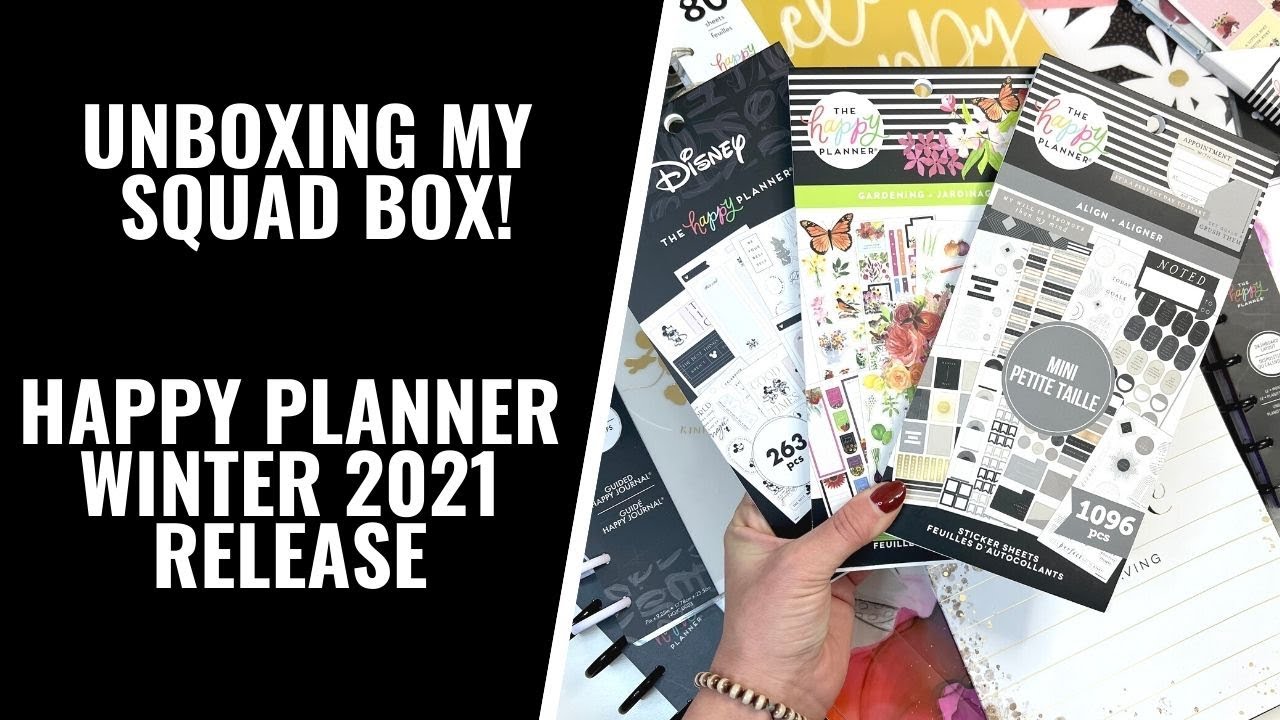 HAPPY PLANNER WINTER RELEASE | SQUAD UNBOXING - YouTube