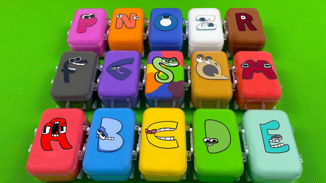 Alphabet Lore - Looking For All Slime Mini Suitcase Coloring! ASMR ...