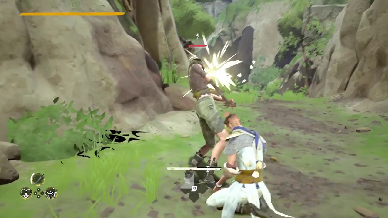 Absolver Funny butt sliding bug - YouTube