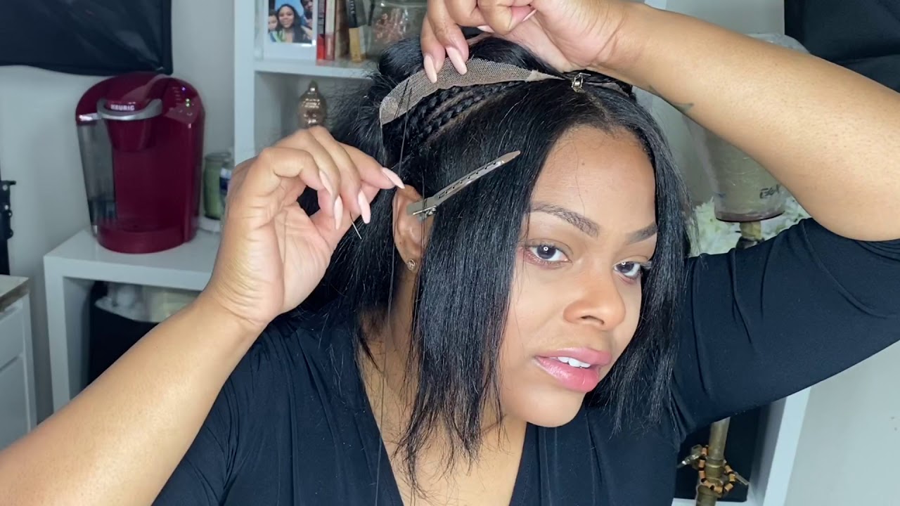 How To Install A Full Lace Wig Sew In YouTube