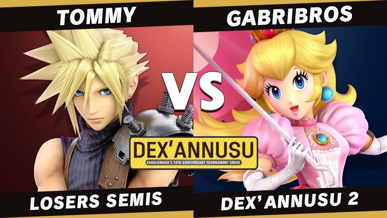 Dex'Annusu 2 | Losers Semi-Final - Tommy (Cloud) vs GabriBros (Peach) - YouTube