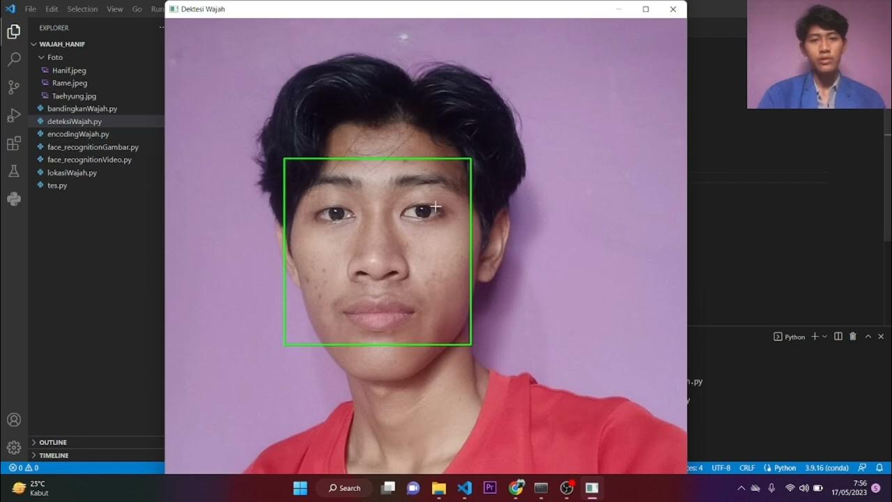 Face Recognition Menggunakan Visual Studio Code, Python - Tugas ...