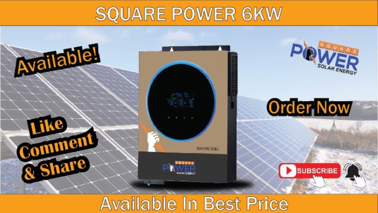 Square Power Signature Series 6KW: The Future of Power! - YouTube