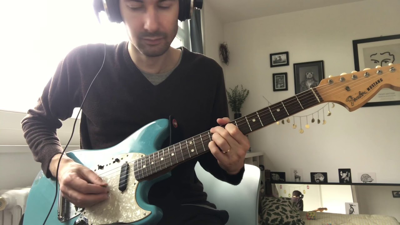 Impro#41 dreamy chill neo soul indie lofi rock loop w/ Fender Mustang n ...