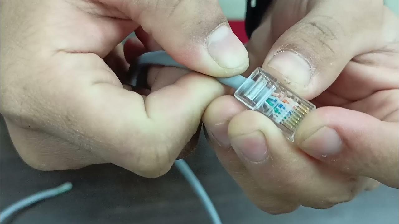 Cara Membuat Kabel Cross dan Straight - YouTube