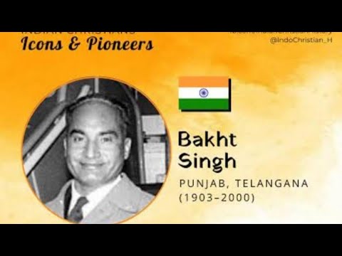 Bro. Bakht Singh was a God Servant, Founder of Jehovah shamma Chennai ...