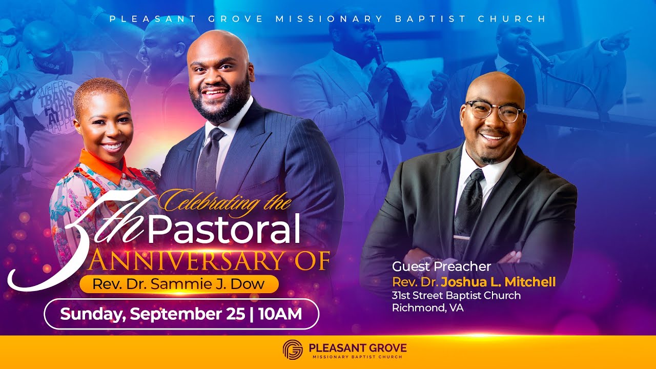 "Don't Let Go" | Dr. Joshua Mitchell | 5th Pastoral Anniversary ...