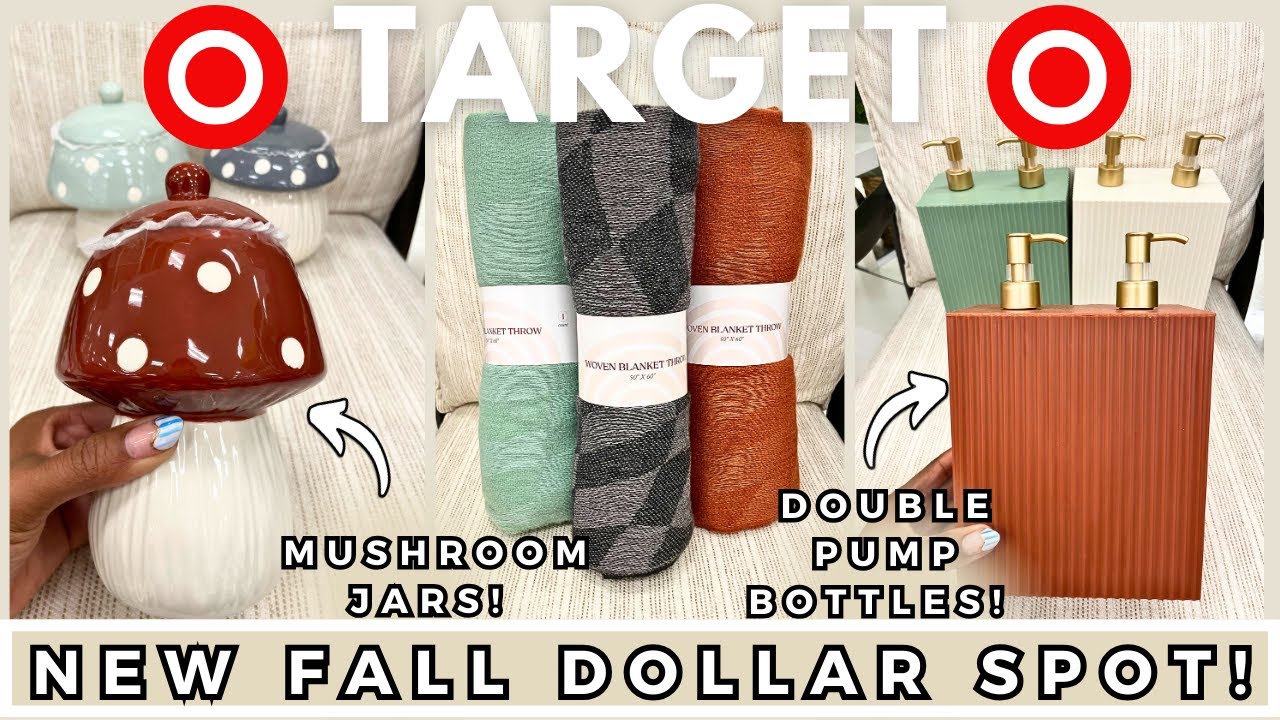 🍂 NEW TARGET DOLLAR SPOT FALL 2024 SHOP WITH ME | FALL HOME DECOR MUST ...