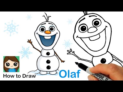 How to Draw Olaf | Disney Frozen