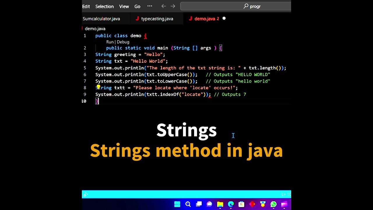 Java Strings Unleashed Shorts Java Javaprogramming Viral Coding Programming Youtube