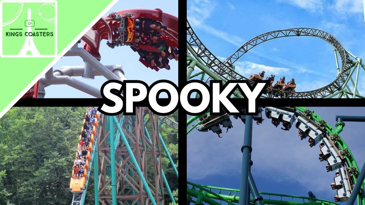 Top 10 SPOOKIEST Themed Roller Coasters | Kings Coasters - YouTube