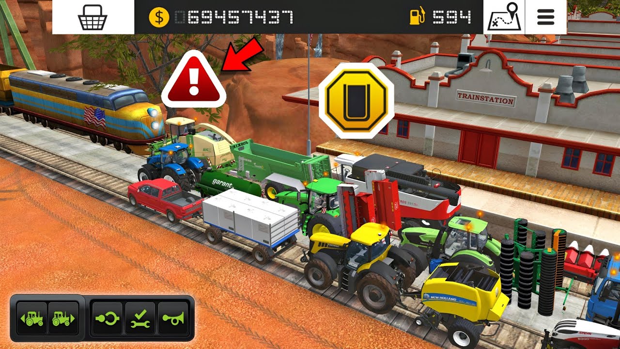 Fs 18 Transport With Traffic Jam On Train Road ! Farming Simulator 18 ...