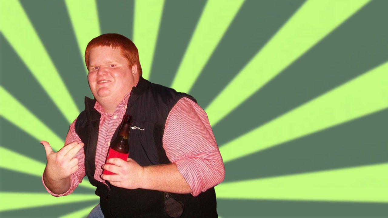 Fat Guy Running Funny