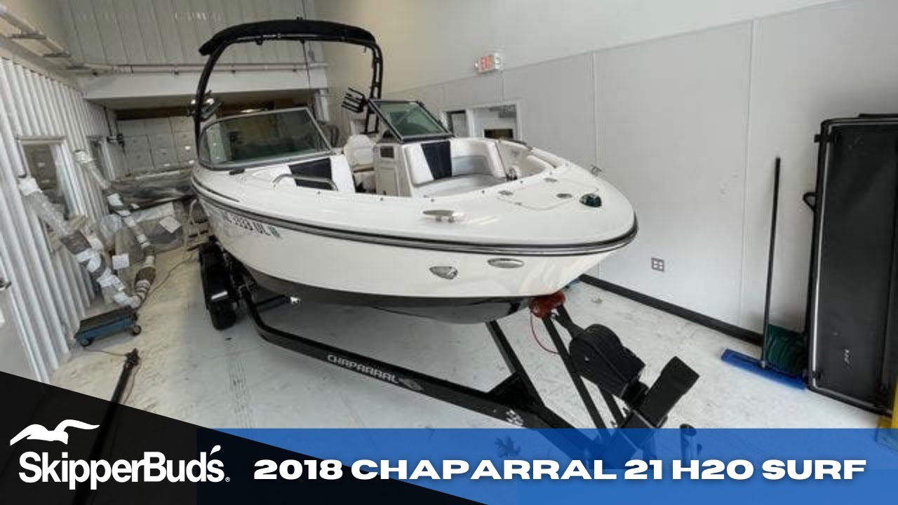 2018 Chaparral 21 H2O Surf Sport Boat Tour SkipperBud's - YouTube
