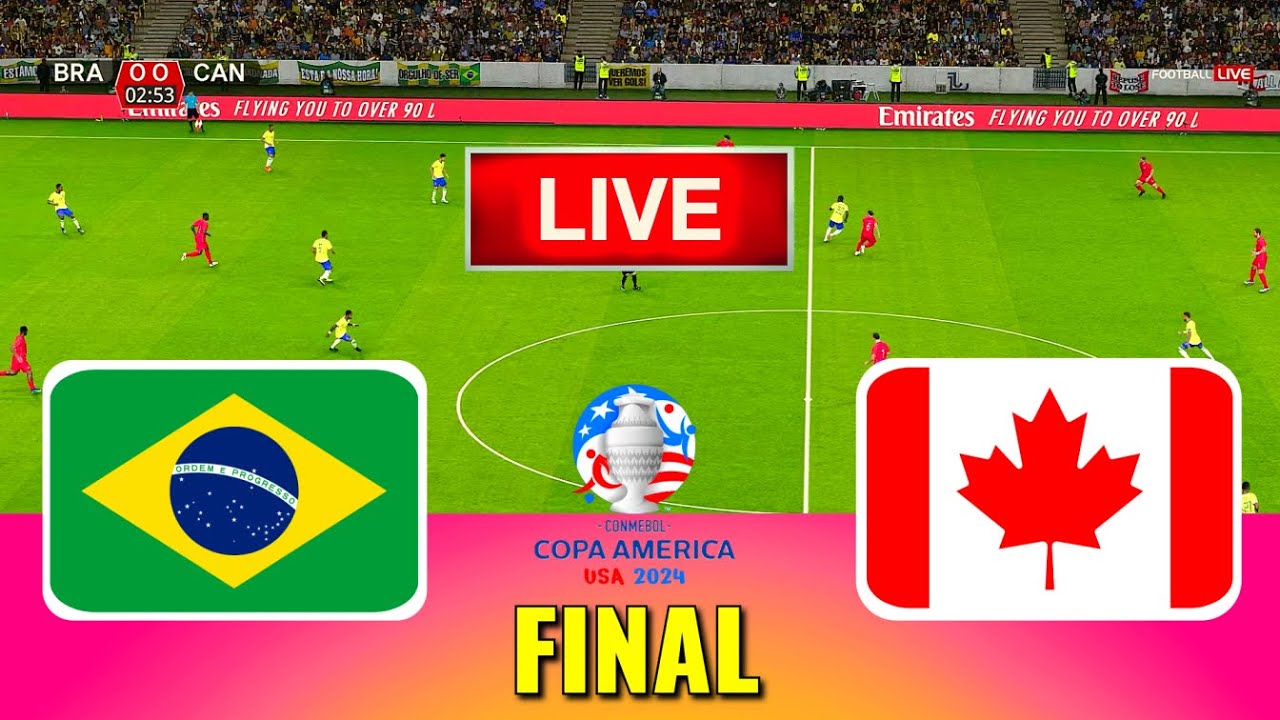 BRAZIL vs CANADA - Final Copa America 2024 | Full Match All Goals ...