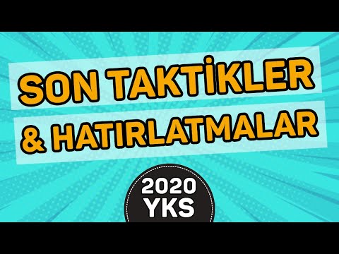 SINAVDAN ÖNCE SON TAKTİKLER VE HATIRLAMALAR  | ŞENOL HOCA