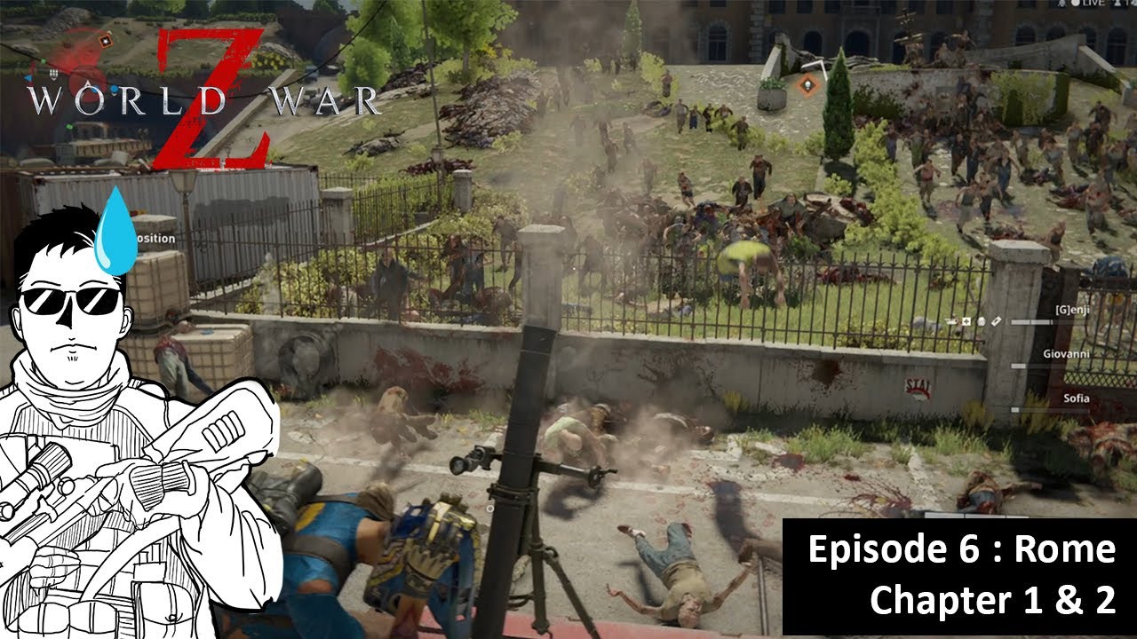 World War Z Gameplay - Episode 6 Rome Chapter 1 & 2 (Normal Difficulty ...