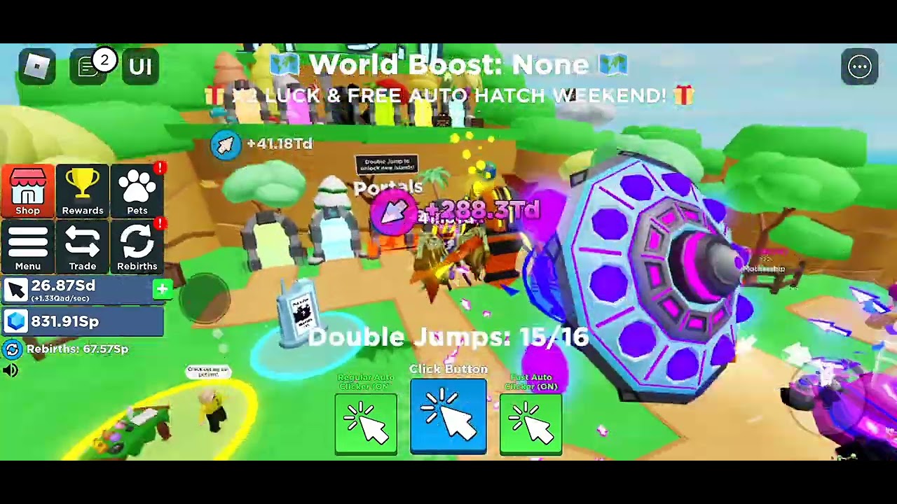 [UPD8]Clicker Simulator I GOT THE NEW RAINBOW SECRET PET:MOTHER SHIP ...