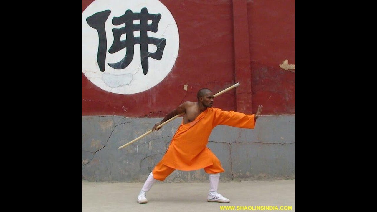 Kung-fu Weapons Training Monk India Shaolin Temple Wushu Warrior Shifu ...