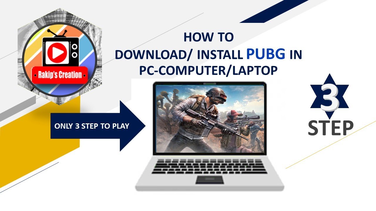 HOW TO PLAY PUBG IN PC || HOW TO PLAY PUBG IN LAPTOP || HOW TO INSTALL ...