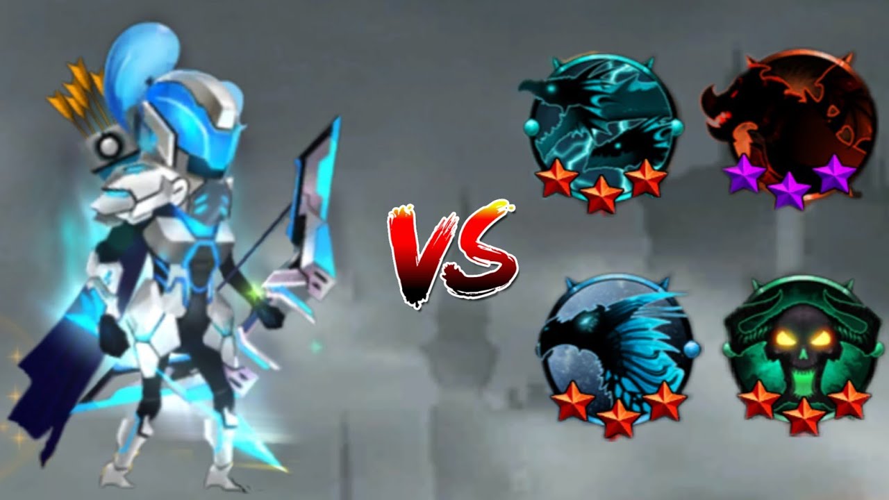 Stickman Legends Level 500 Mistral Vs All Bosses #4K - YouTube