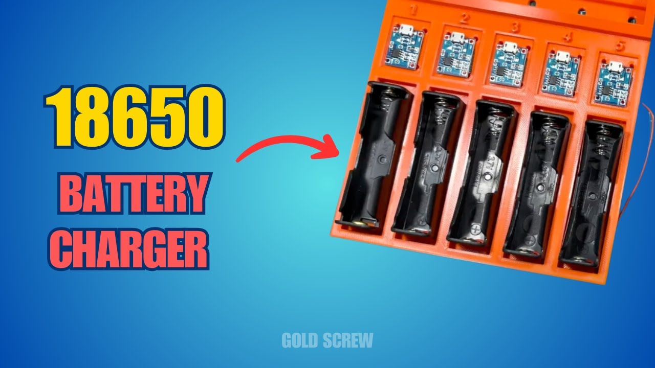 How to make 18650 battery charger with TP4056 module - YouTube