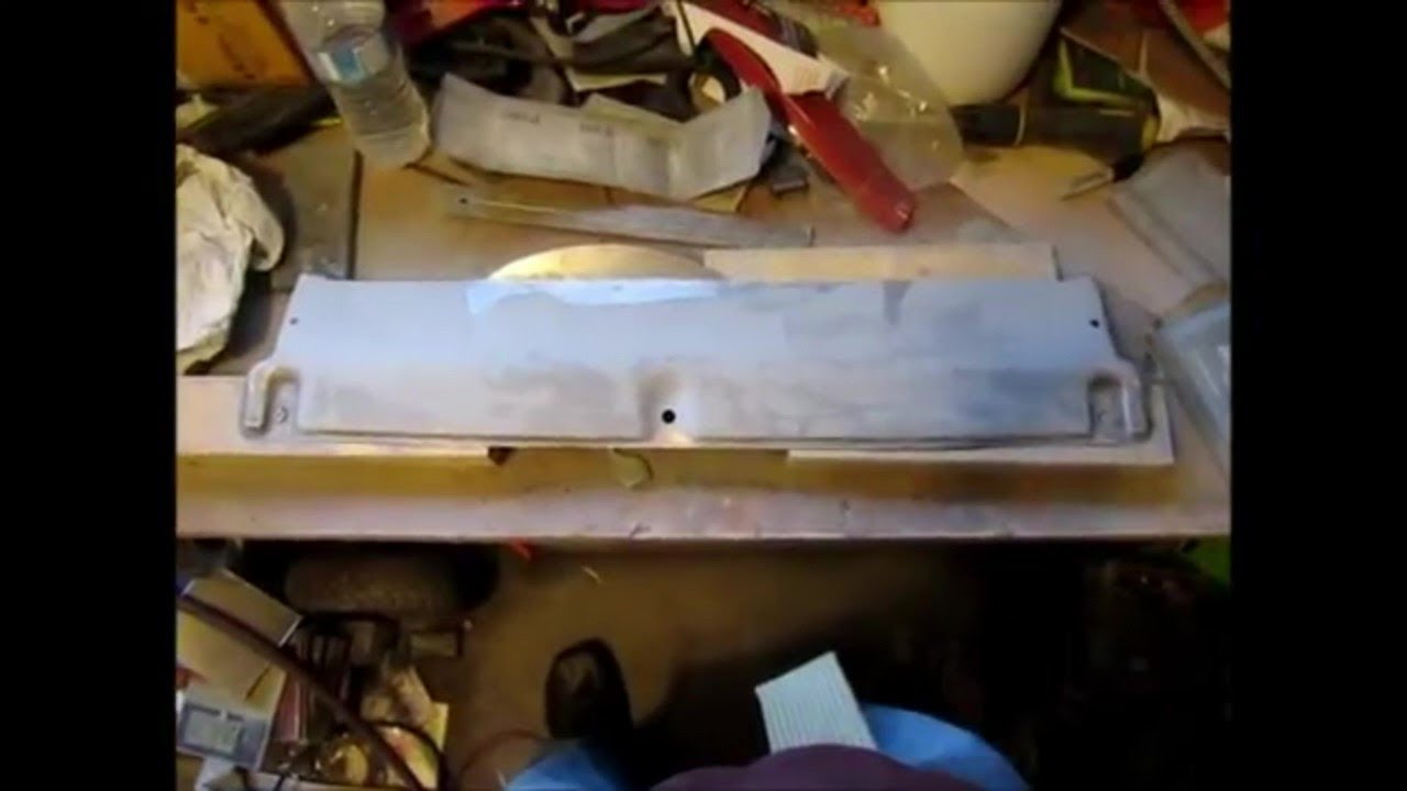 74 Chevy Nova Update - Custom Radiator Support Panel -4- Block Sanding ...