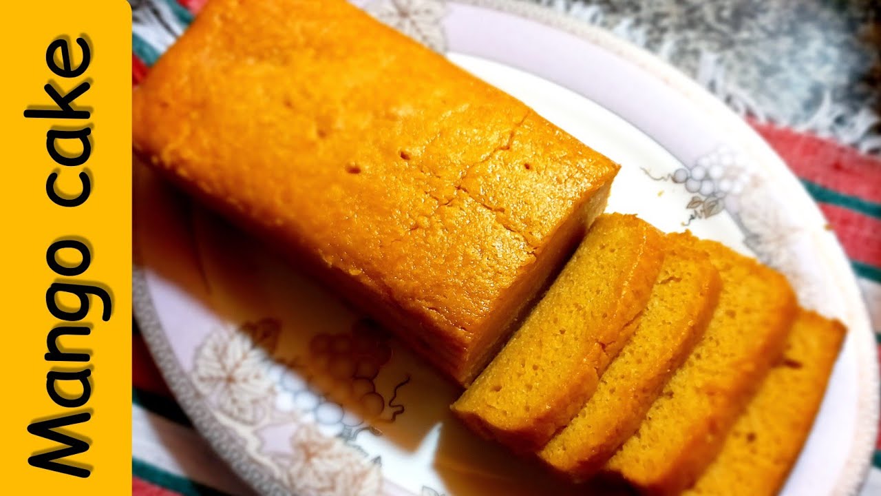 Mango Cake Recipe |Mango Sponge Cake |Mango Cake in Blander|Mango Cake ...