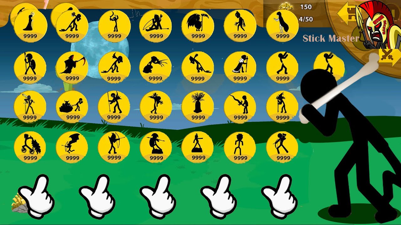 NO HACK NO UPDATE SKIN SWORD, MAGIC, MINER, ARCHER, GIANT, STATUE ...