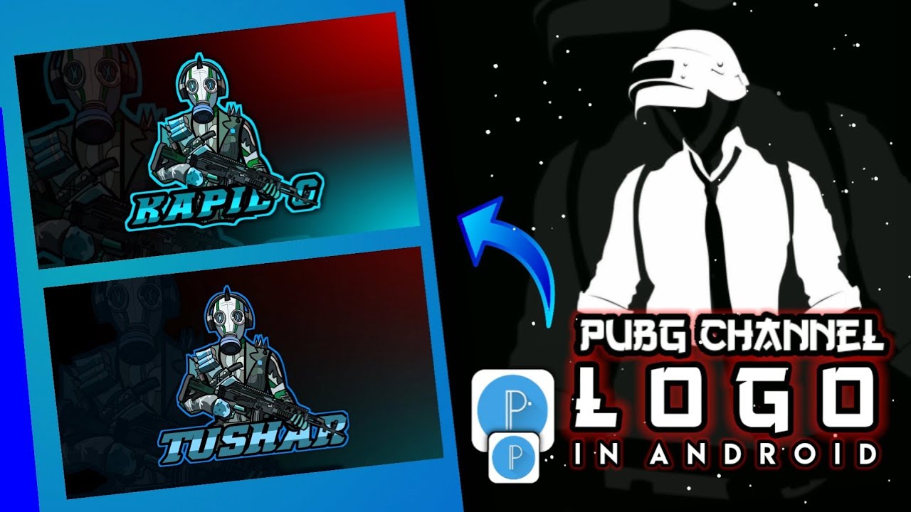 How To Make Pubg Channel Logo On Android | Pixellab App Gaming Logo ...