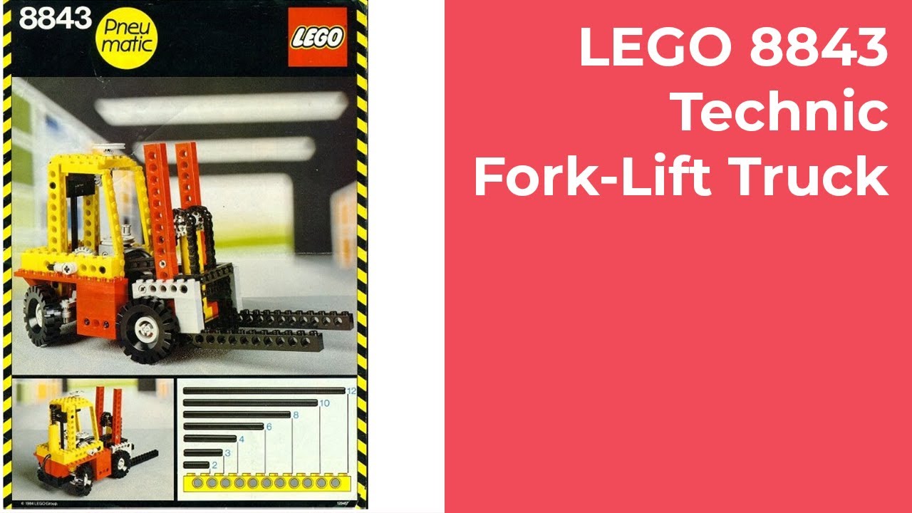 LEGO 8843 - Targonca - Technic - Fork Lift - YouTube