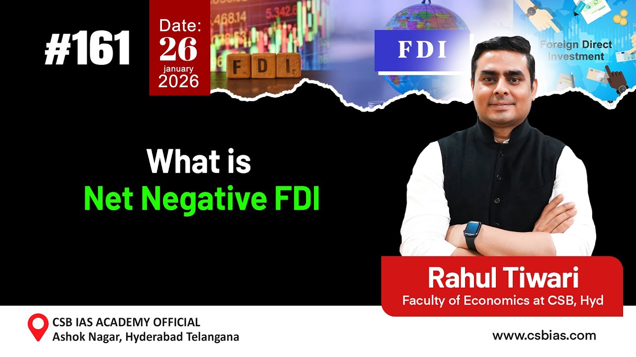 #161 What is Net Negative FDI #NetNegativeFDI #ForeignDirectInvestment ...