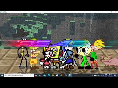 El Chavo Reginalo Dot Spongebob VS Crobret Arnold Cro-Ni Wakko Mugen