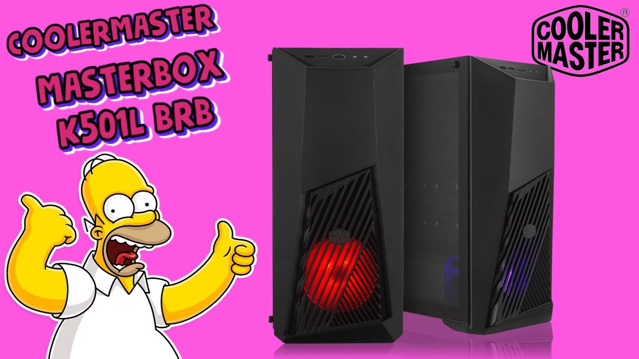 Обзор большого CoolerMaster MasterBOX K501L RGB - YouTube