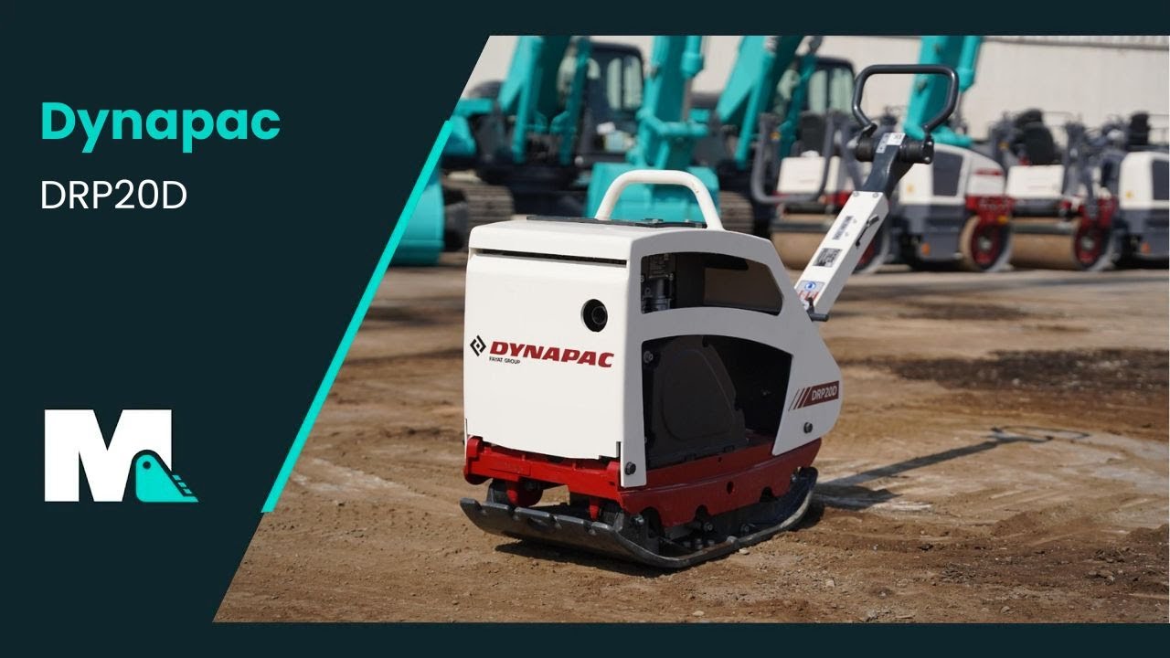 Dynapac DRP20D Reversible Plate Compactor - YouTube