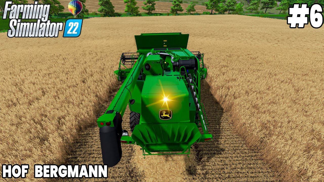 Harvesting Wheat & Spreading Herbicide | Hof Bergmann | Farming ...
