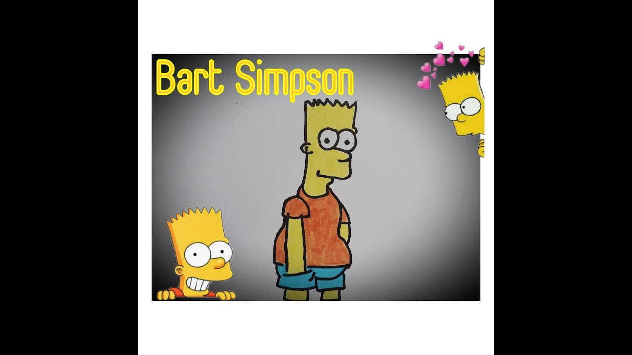 Kreslený Bart Simpson pro děti, Cartoon Bart Simpson for kids😁😁 - YouTube