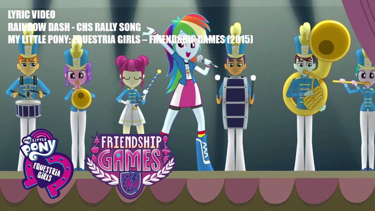 Rainbow Dash - CHS Rally Song Lyrics - YouTube Music