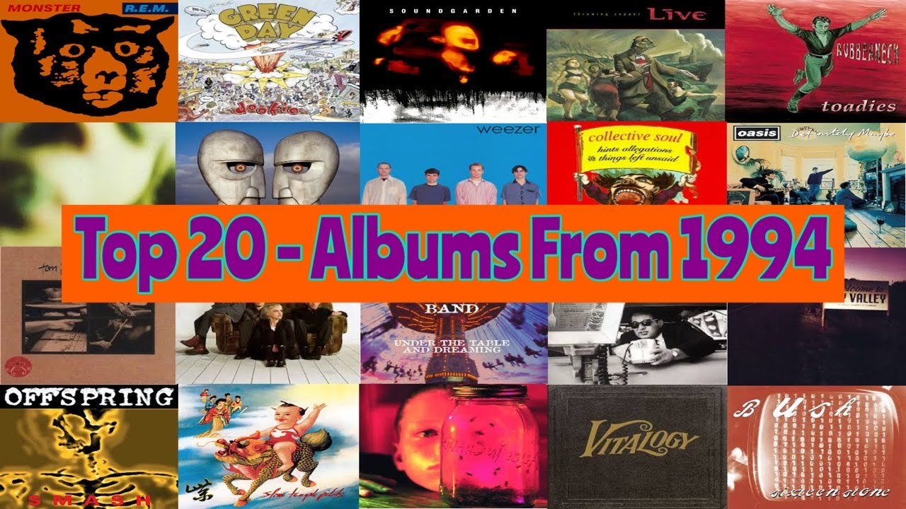Top 20 - Albums From 1994 - YouTube